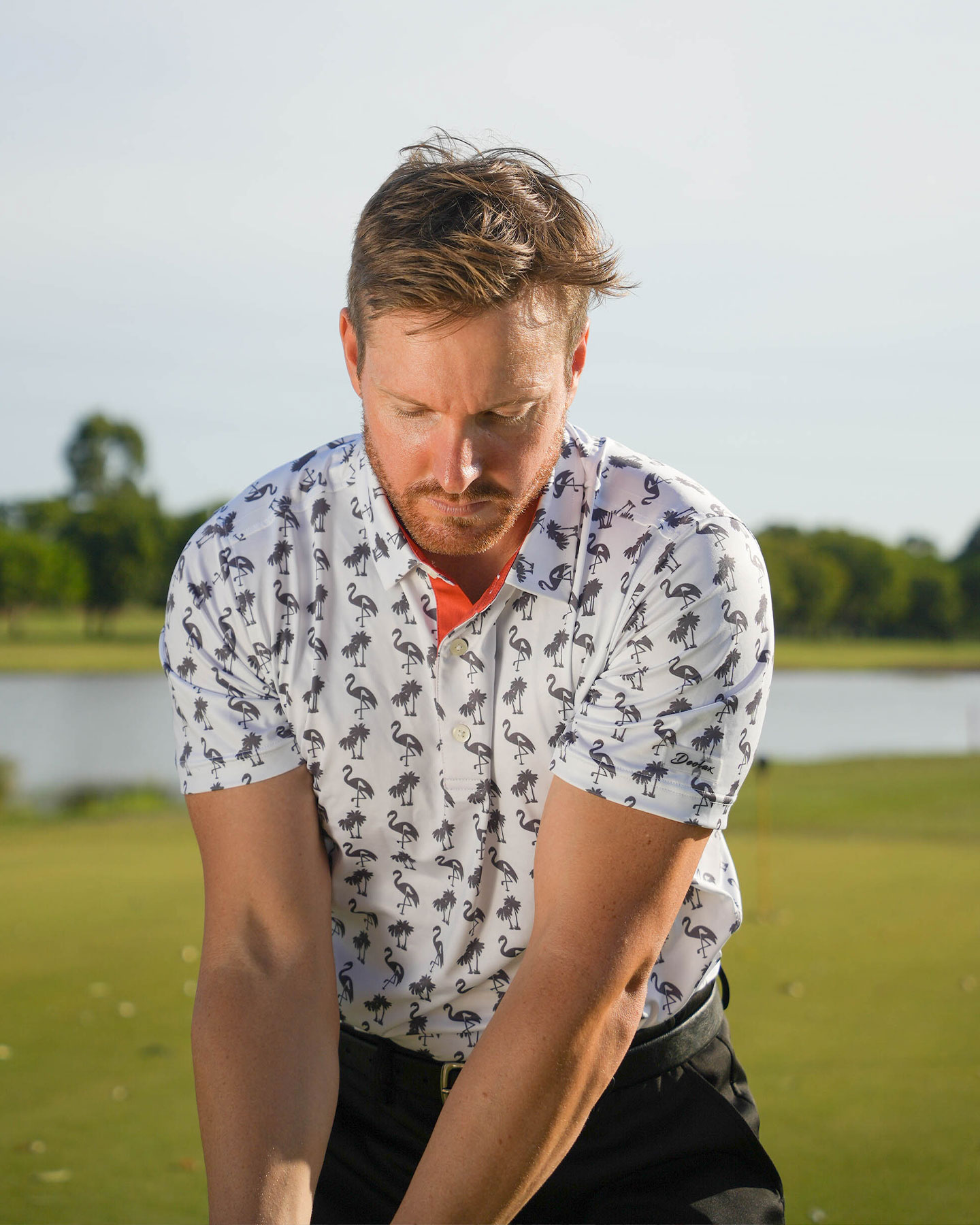 White Polo Shirt - Classy Mingo Golf Polo - Deolax