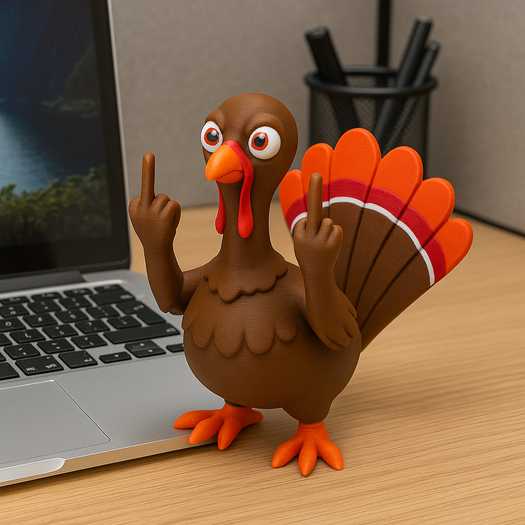 Fun Turkey Office Companion