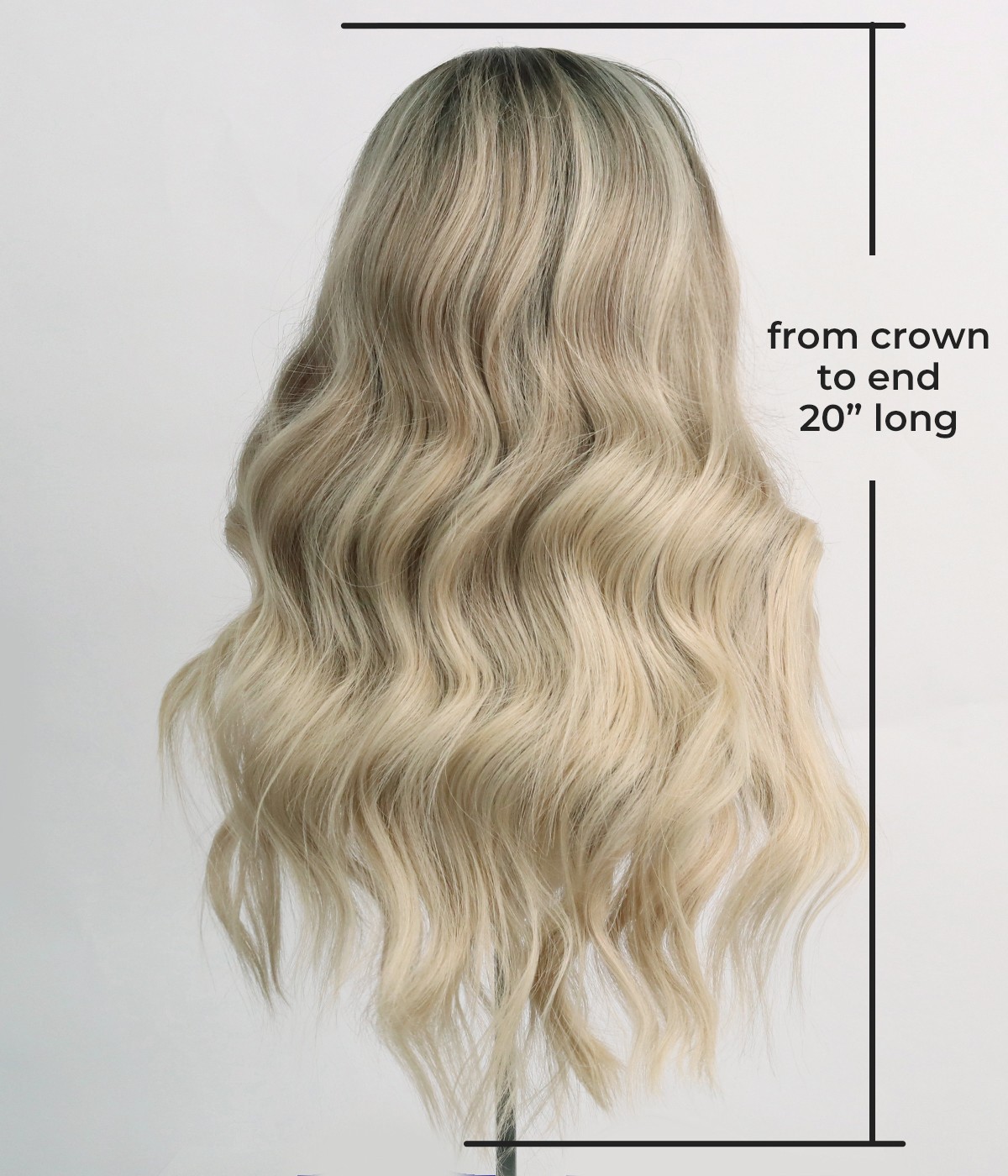 Ashley | White Blonde Balayage Remy Human Hair Lace Front Wig