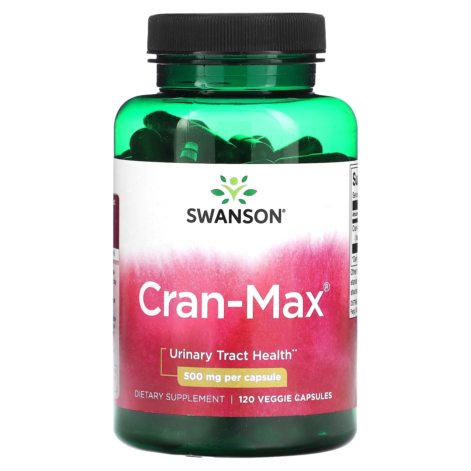 Swanson, Cran-max, 500 Mg, 120 Veggie Capsules