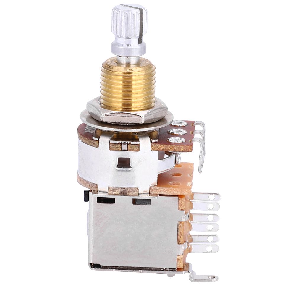 A500k Electric Guitar Linear Potentiometer Tone Pull Button Switch Pot ...