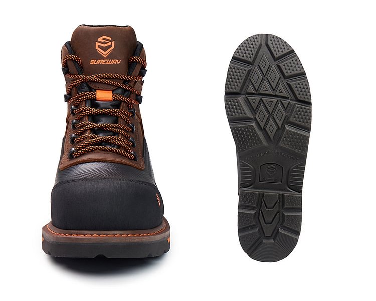 comp toe work boots Men's waterproof Work Boots Sureway