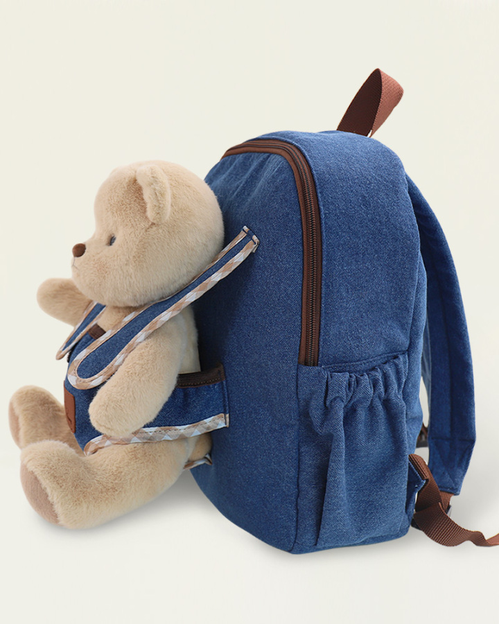 Getahug Blue Backpack | Suitable for Travel & Daily Use (Bear not incl