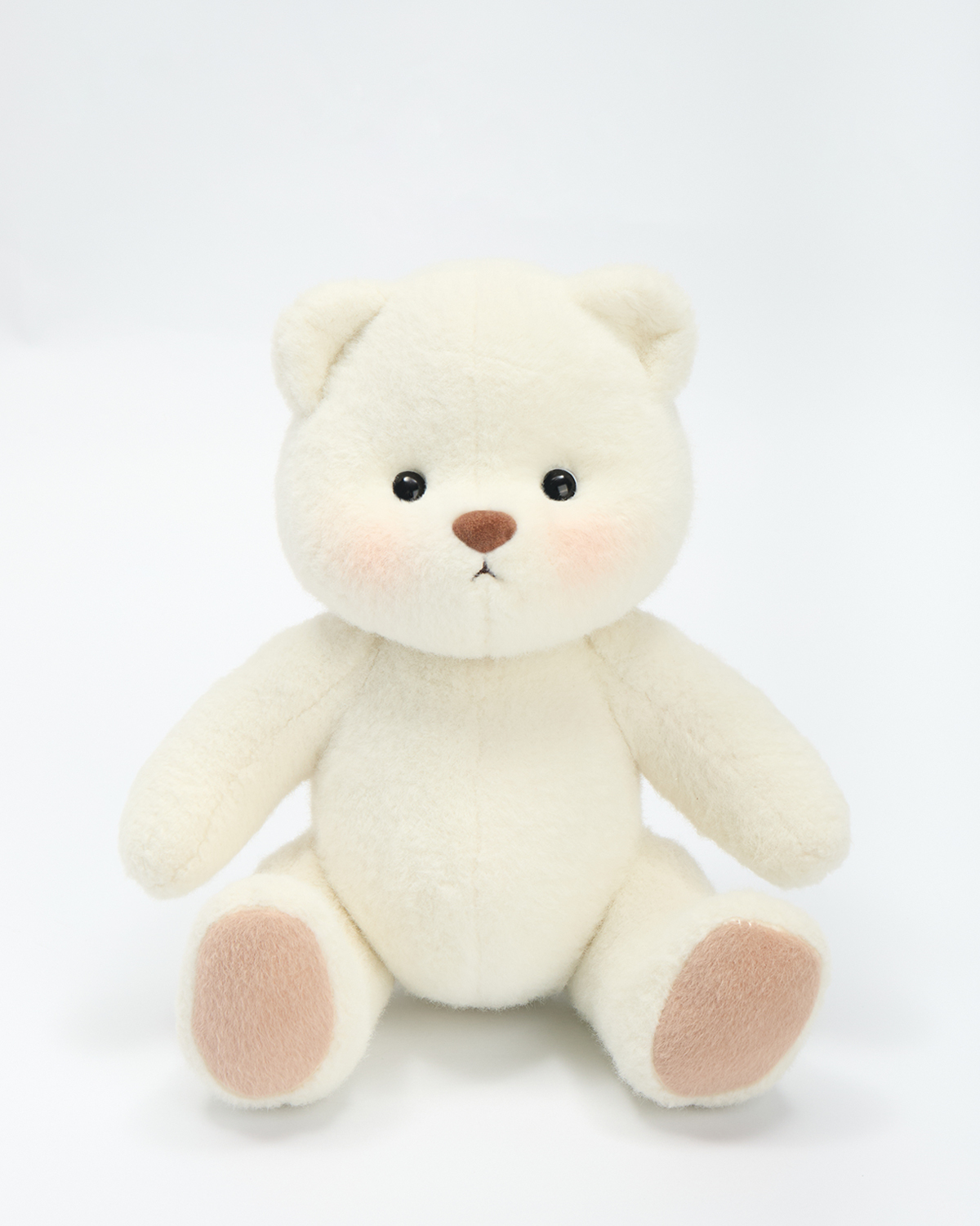 Getahug Winter The White Teddy Bear | Handmade Stuffed Animal Gift