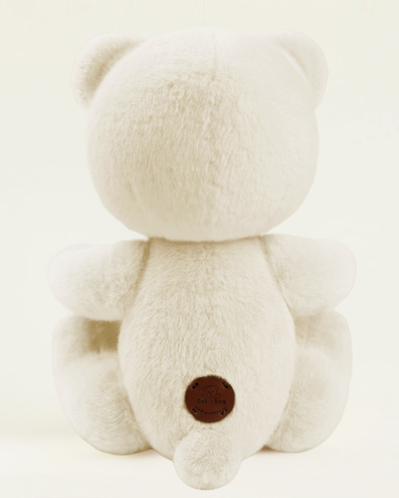 Getahug Winter The White Teddy Bear | Handmade Stuffed Animal Gift