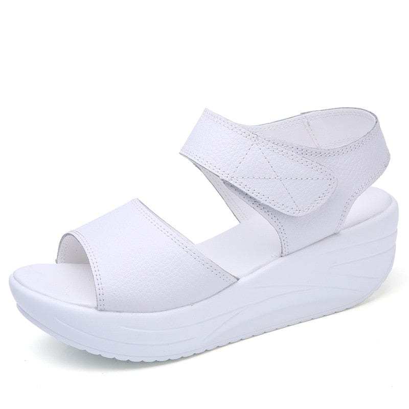 Women's Orthopedic Platform Sandals -Rocker Bottom Shoe – Geekhubis ...