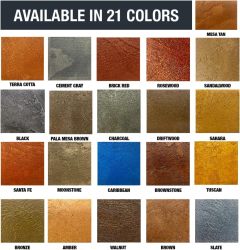 Americrete Semi Opaque Concrete Stains - A-1000