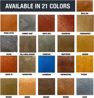 Americrete Semi Opaque Concrete Stains - A-1000