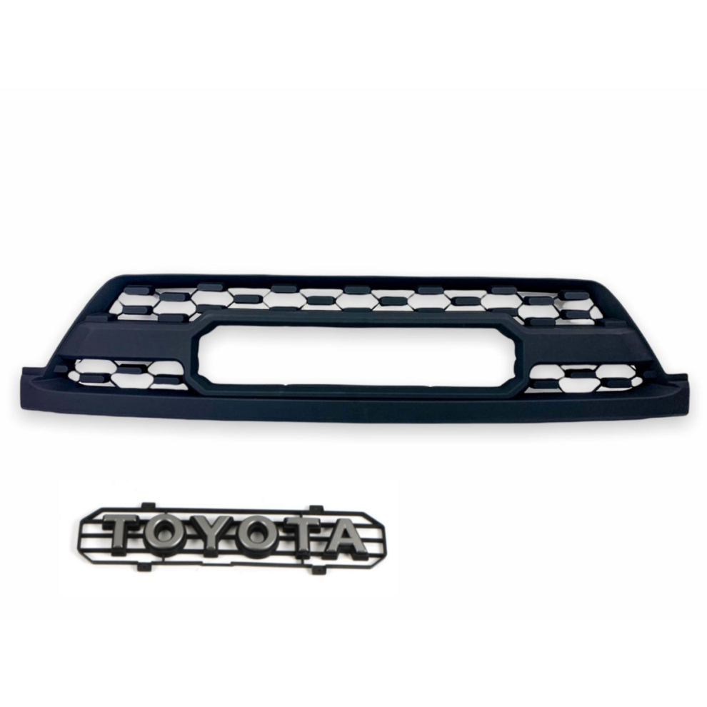 Front Grille For Toyota 4Runner 2003-2005 Grill W/ Letters Matte Black ...