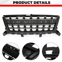 Front Grille For 2015-2020 Chevrolet Colorado Z71 WT LT Grill w/Letter ...