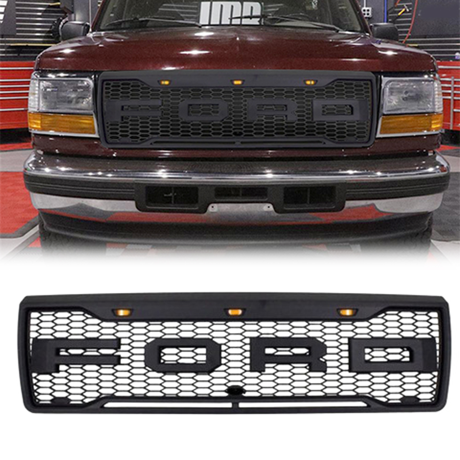 1995 Ford Bronco Black Grille New 2024 Ford Bronco Black Diamond