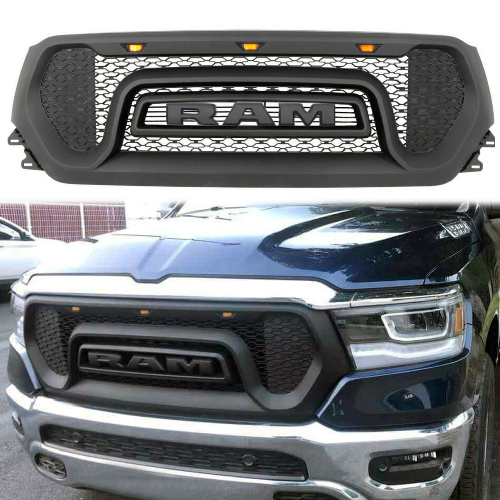 Rebel Style Grill For 2019-2021 Dodge Ram 1500 Grille w/ Letters ...