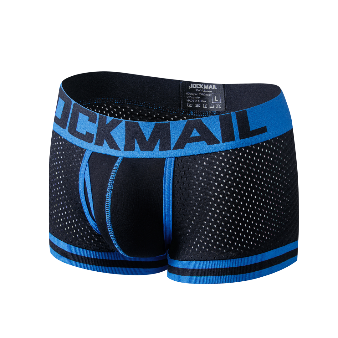 GAY UNDERWEAR | JOCKMAIL JM441 - Gym Mesh Boxer-ORLVS UNDERWEAR