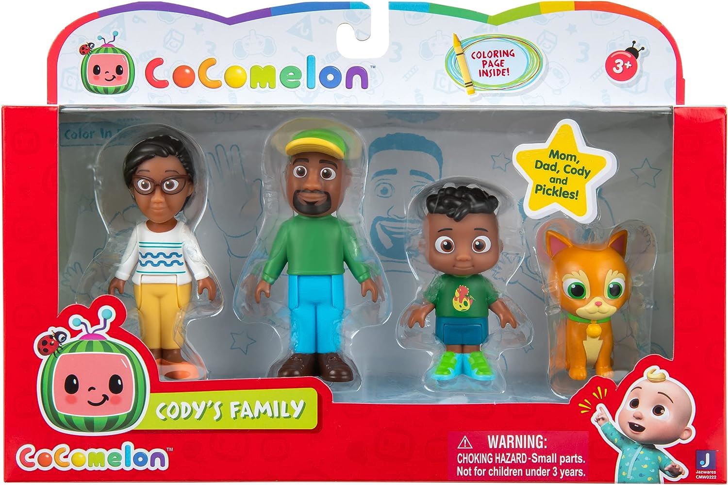 Cocomelon - 4 Figure Pack - Cody's Family | 365 Games UK