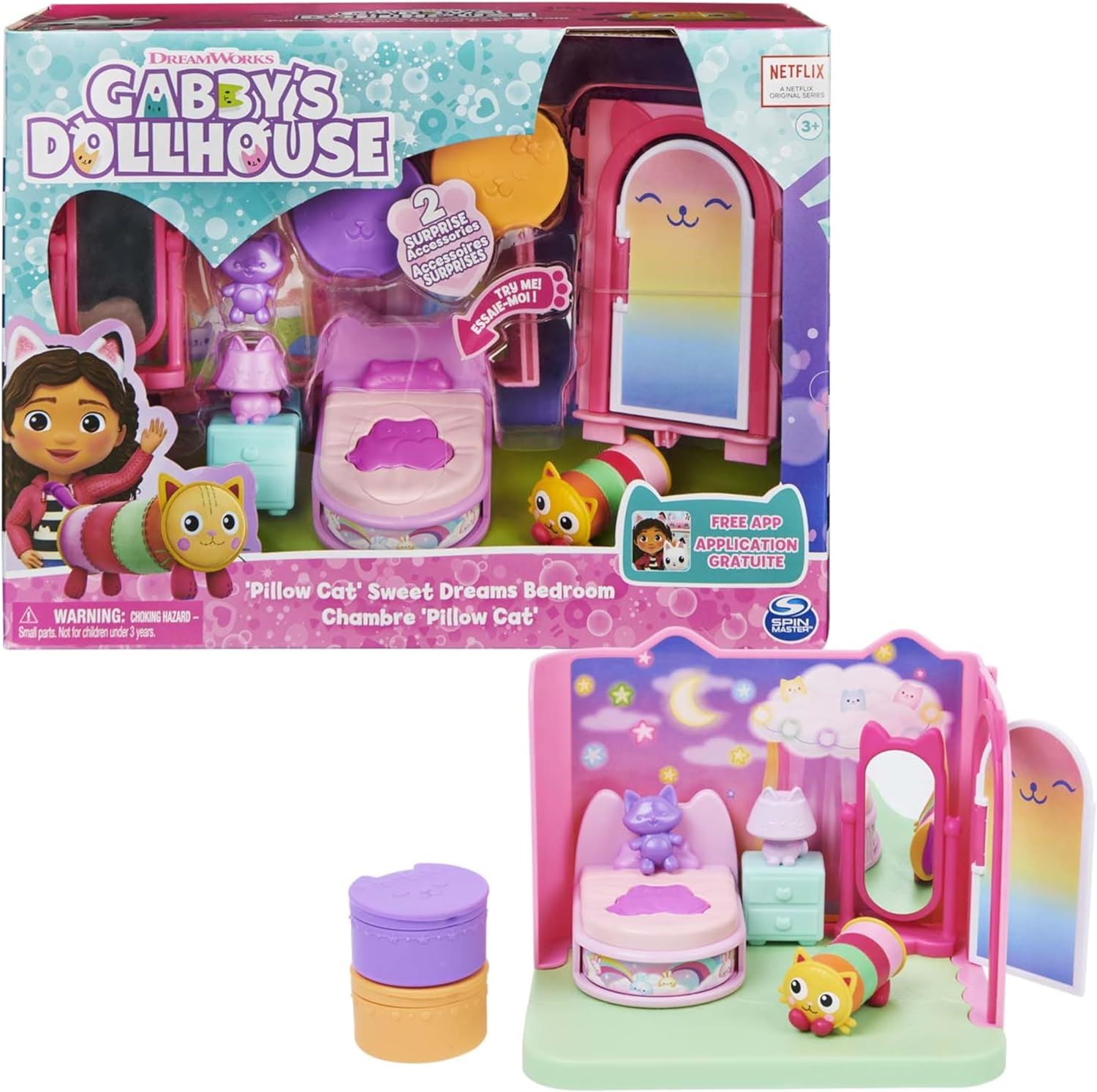 Gabby's Dollhouse Deluxe Room - Bedroom Playset | 365 Games UK