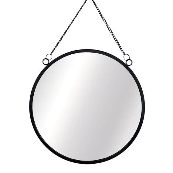 Sass & Belle Jet Black Round Mirror | 365 Games UK