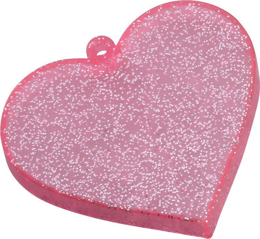 Nendoroid More Heart-shaped Base for Nendoroid Figures Heart Pink Glit ...