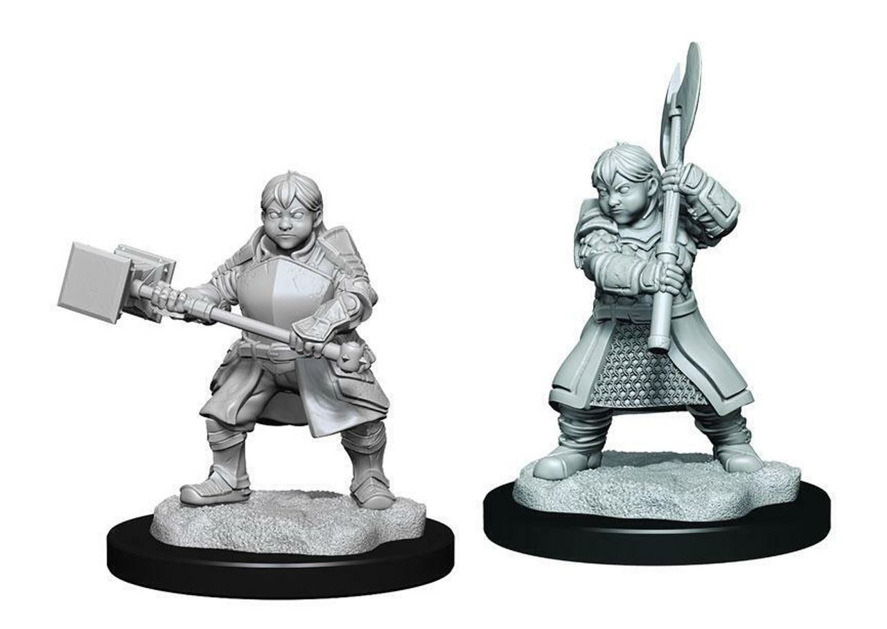 Critical Role: Dwarf Dwendalian Empire Fighter Female Unpainted Miniat ...