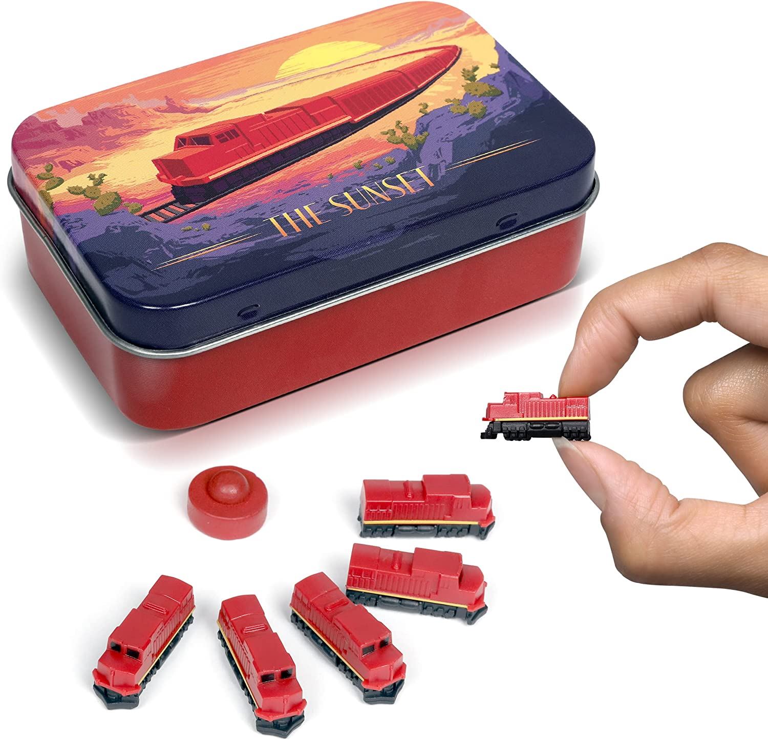 Sunset Deluxe Board Game Train Set | 365 Games UK