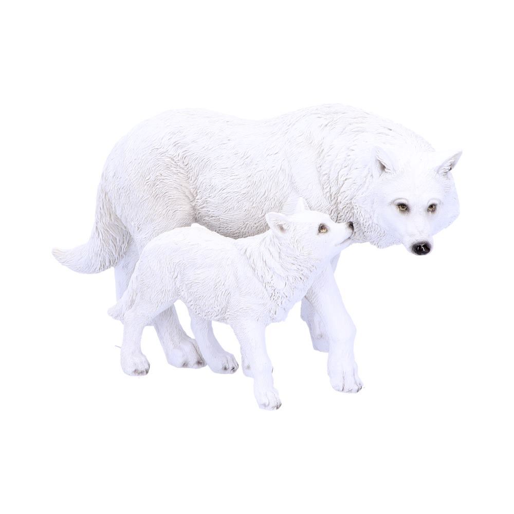 Nemesis Now Winter Offspring Mother and Wolf Pup 27.5cm | 365 Games UK
