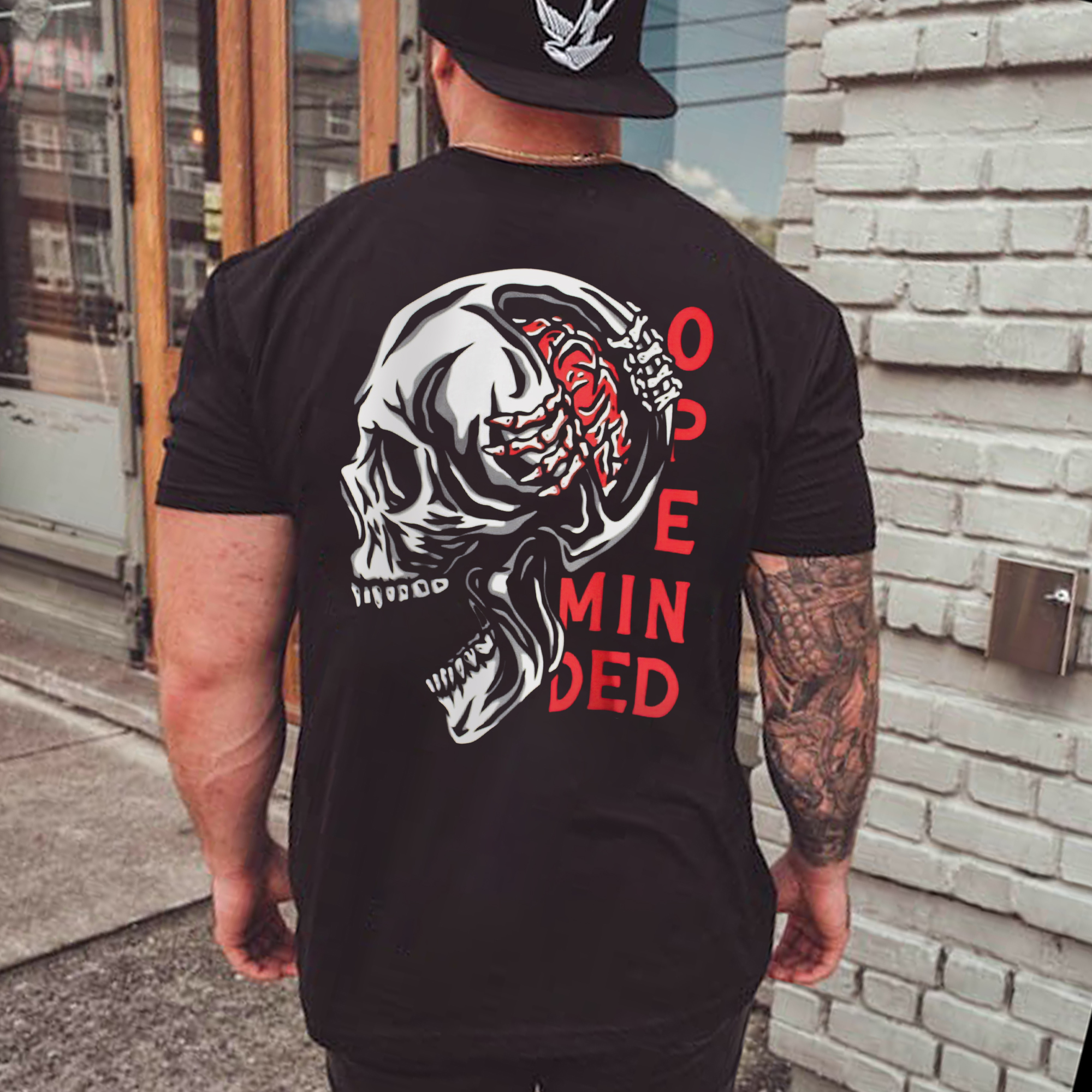 Open Minded Printed Men's T-shirt