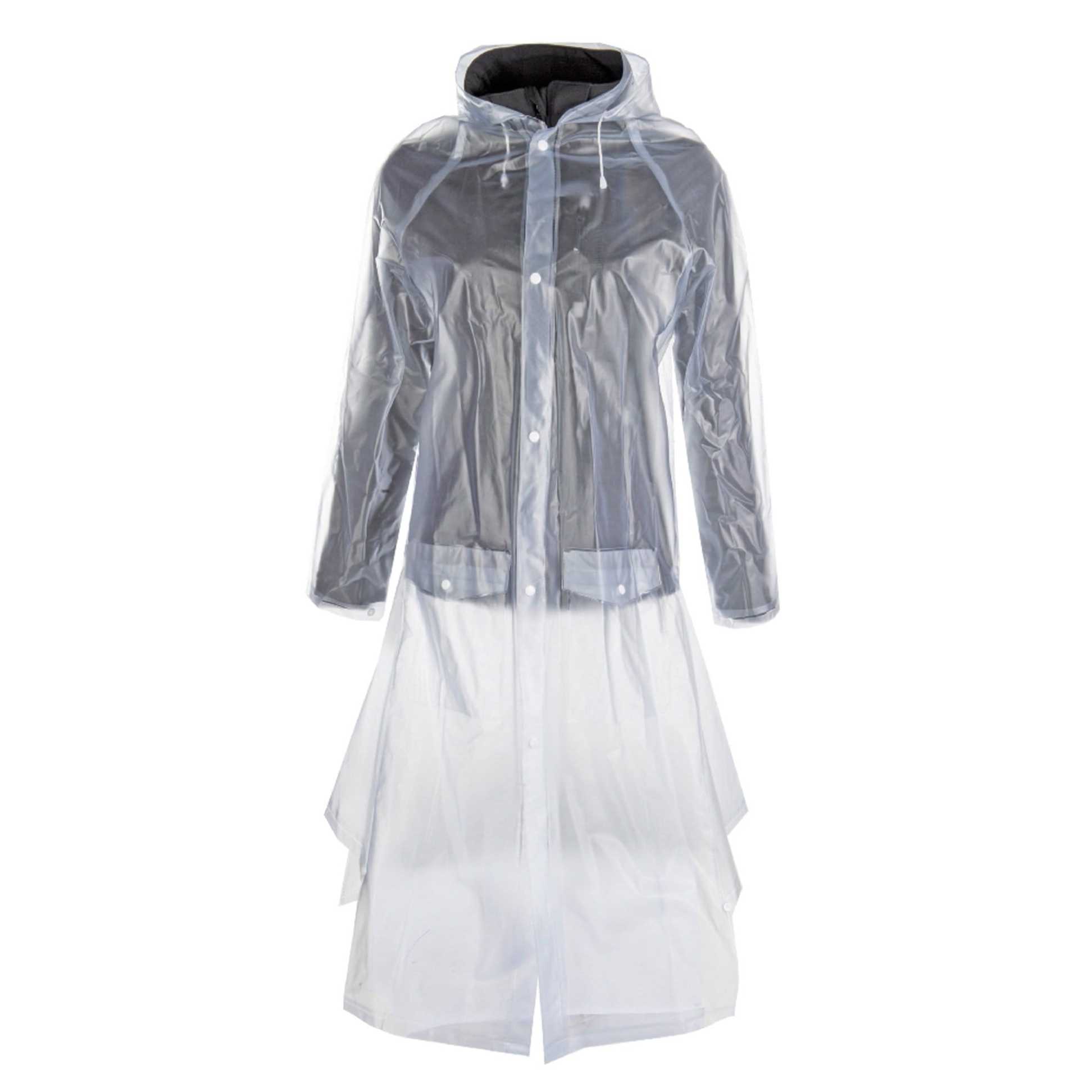 HKM Long Transparent Waterproof Rain Mac