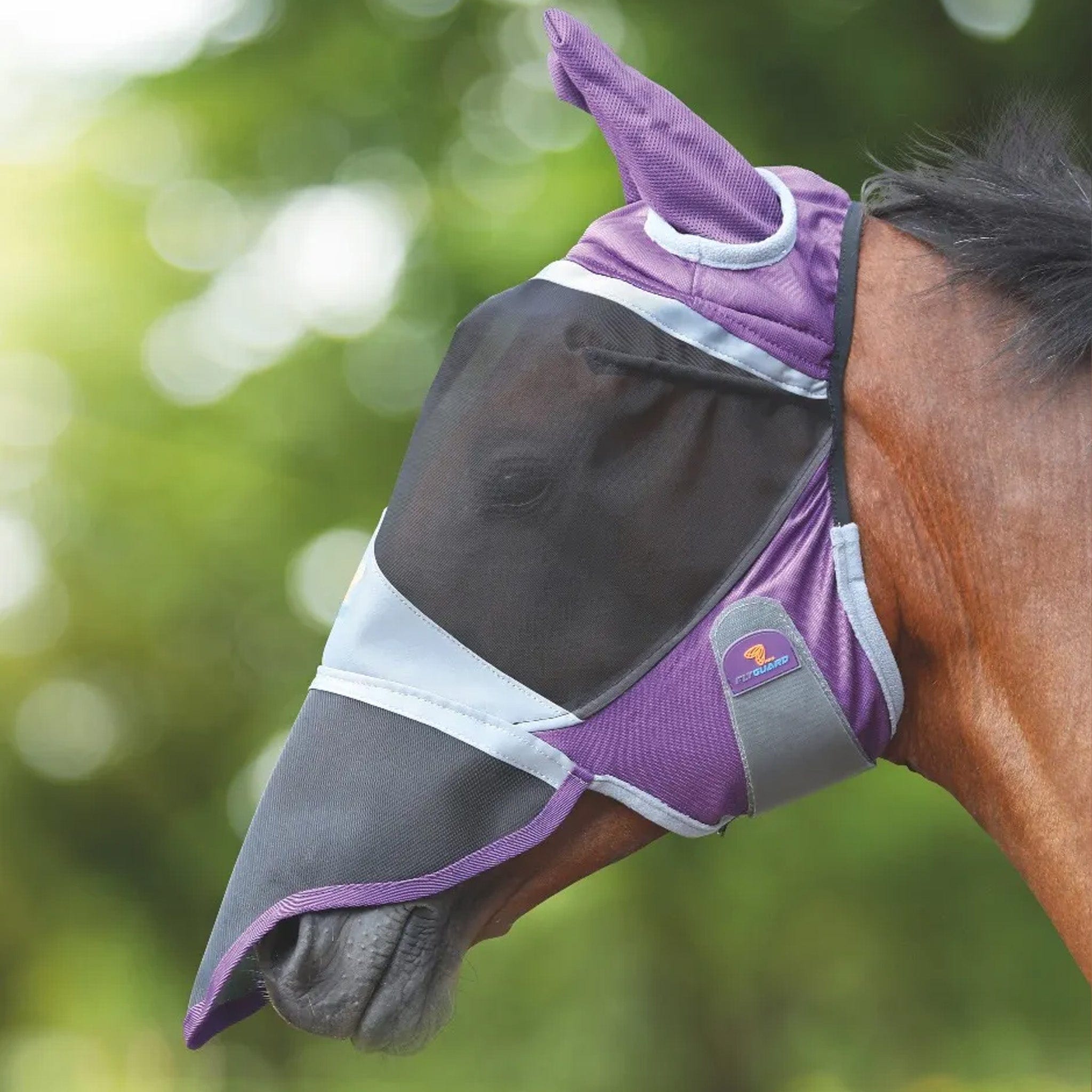 Shires Deluxe Fly Mask with Ears and Nose | Free UK Delivery