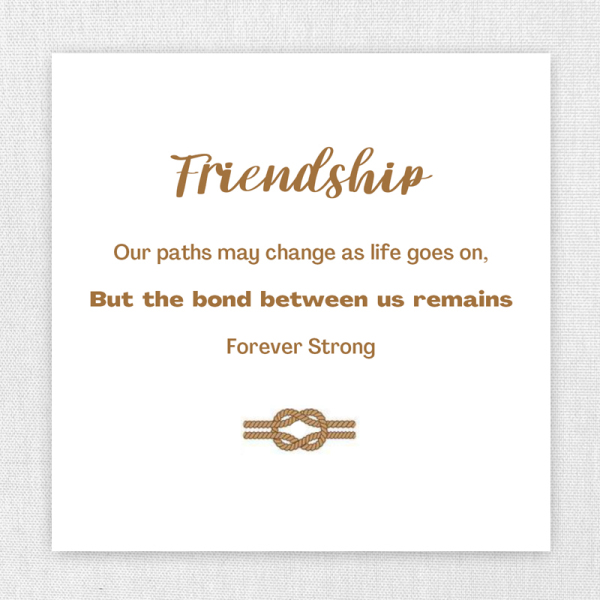 Friendship Bond Forever Strong 1-12 Birthflower Bracelet ...