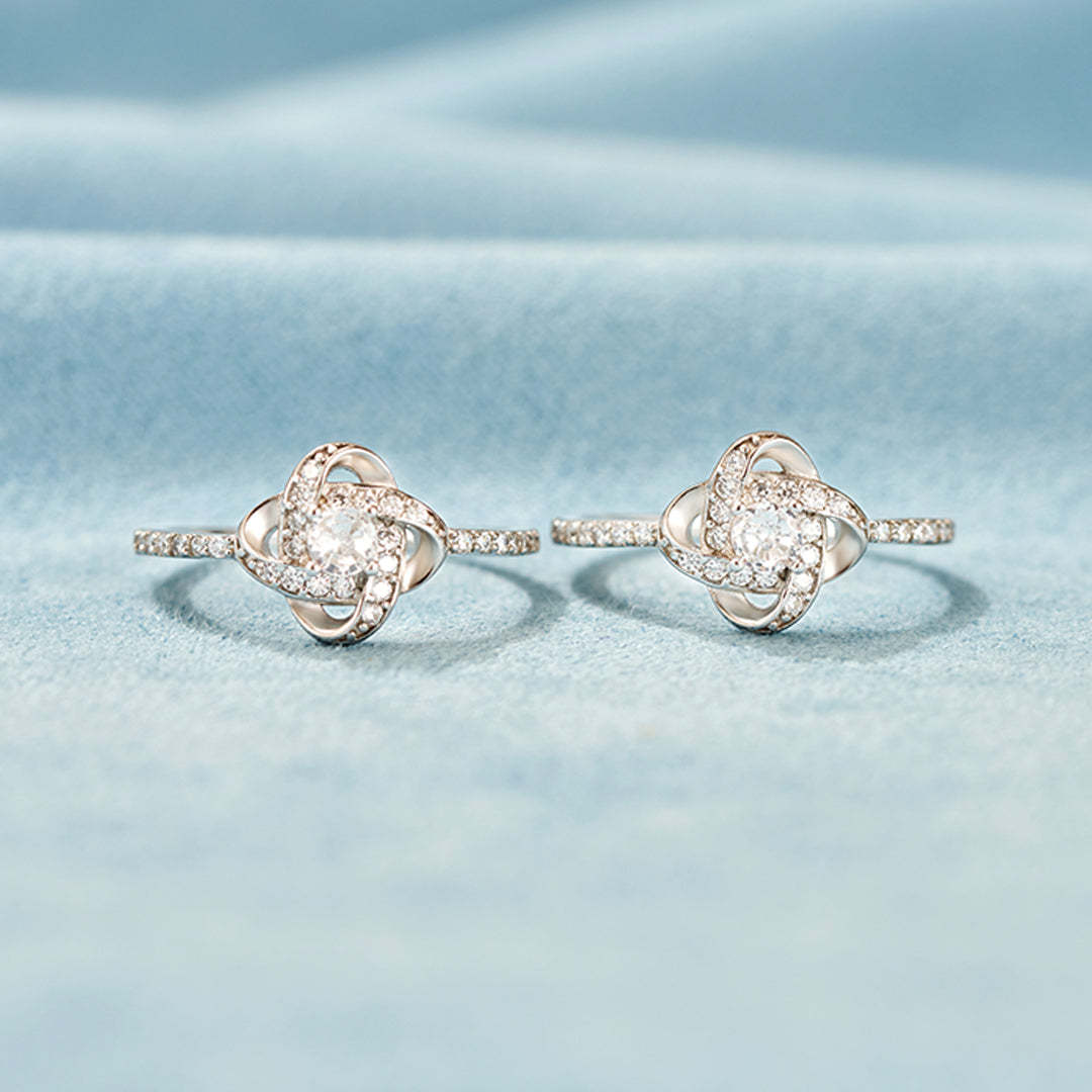 Matching Mother & Daughter Silver Knot Rings – OliviaHandicrafts