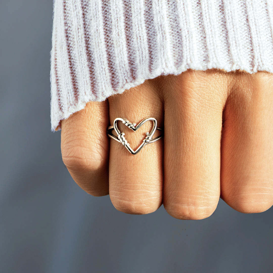 To Me From Me Self Love Big Heart Ring – OliviaHandicrafts