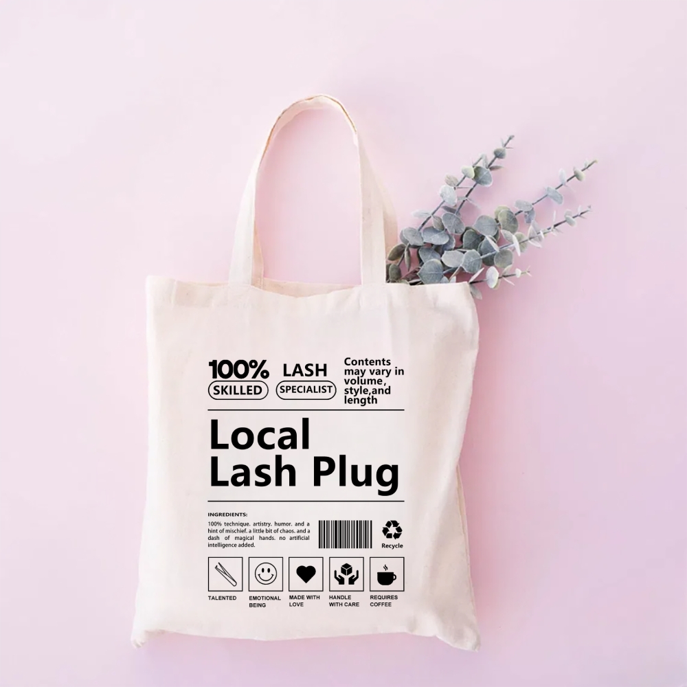 Local Lash Plug Tote Bag – Customscool