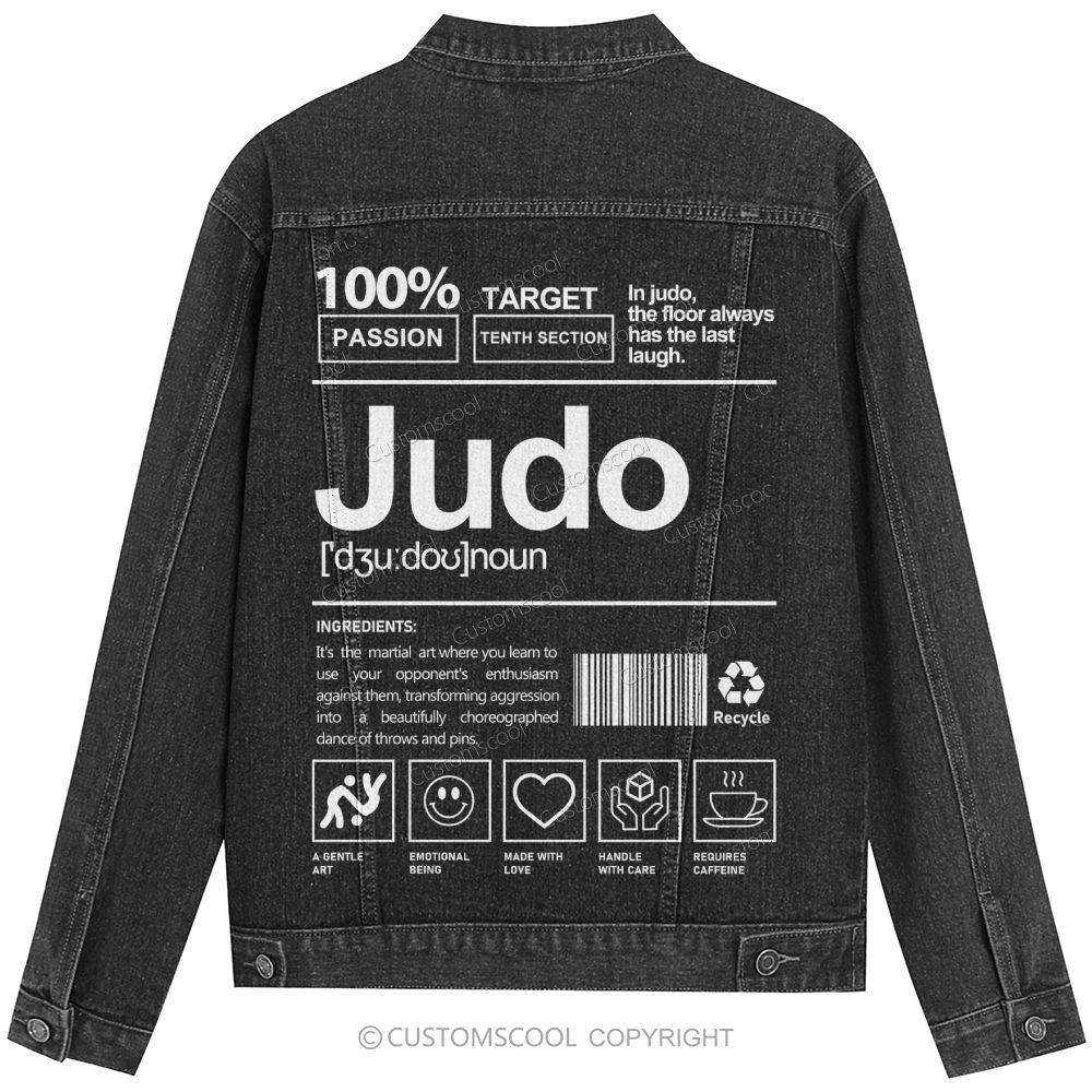 Judo Denim Jacket Customscool