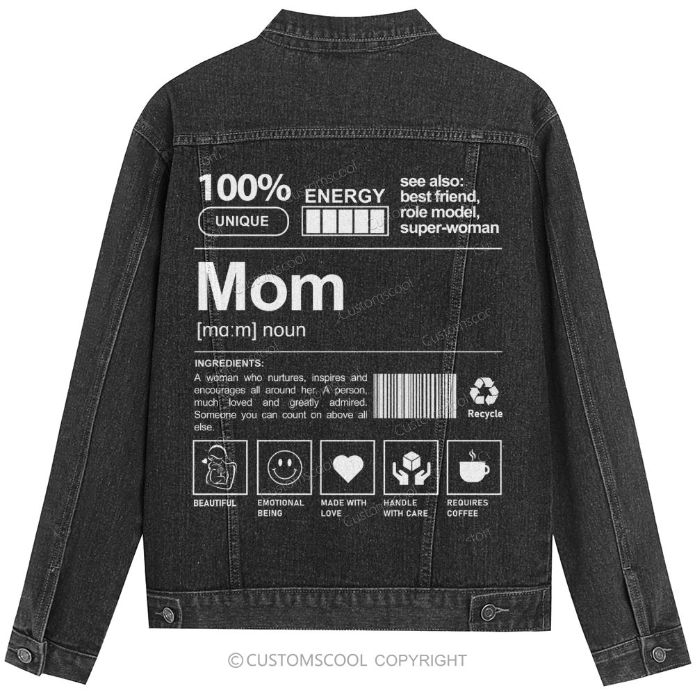 Mom Denim Jacket Customscool