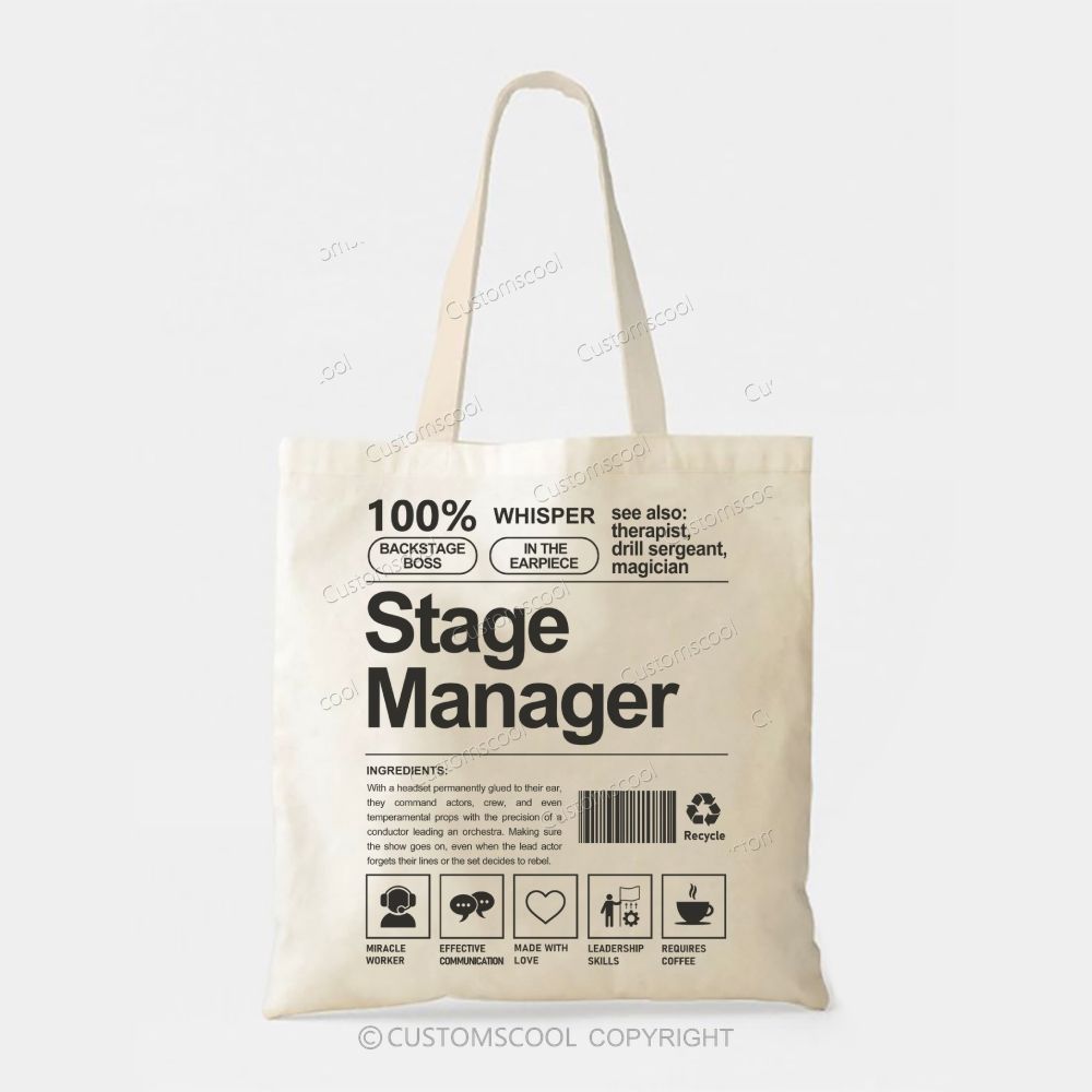 Stage Manager Tote Bag – Customscool