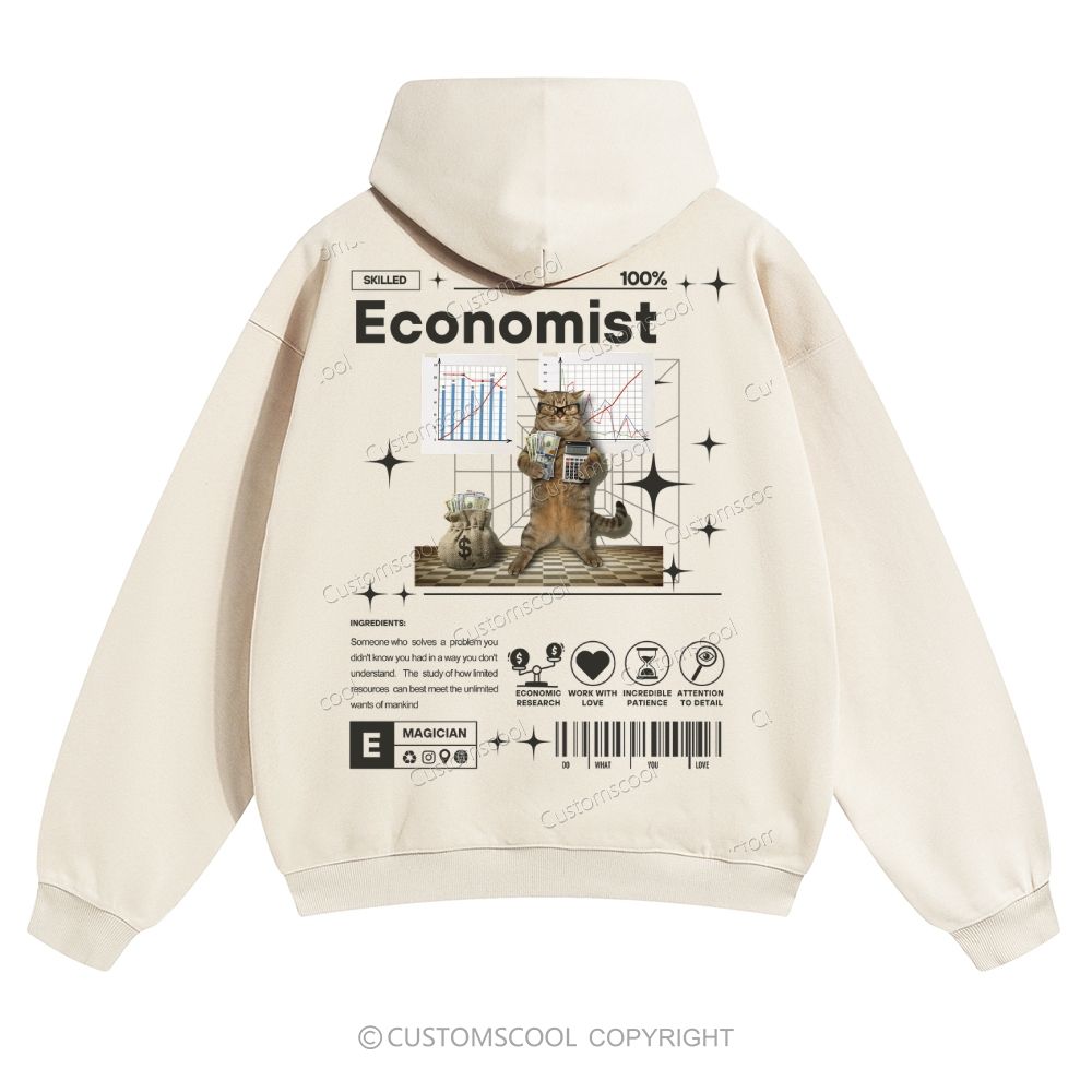 Economist Solid Color Hoodie