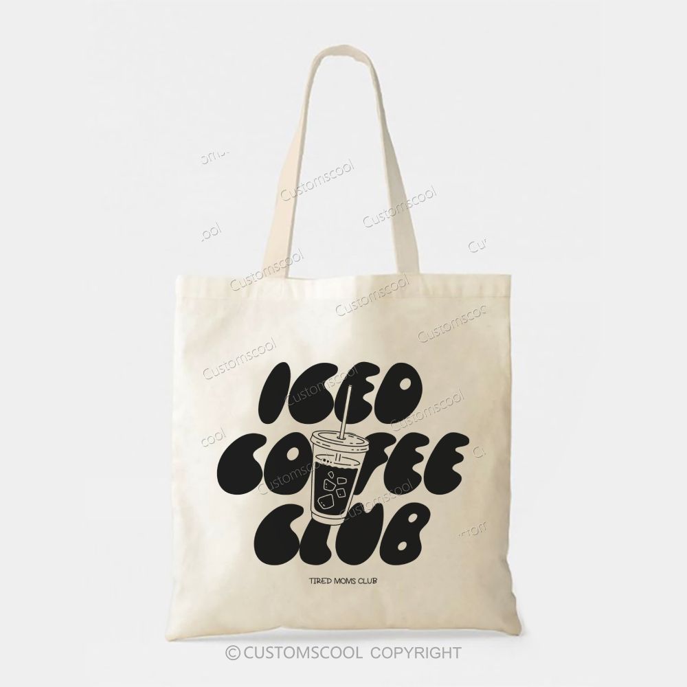 Iced Coffee Club Tote Bag – Customscool