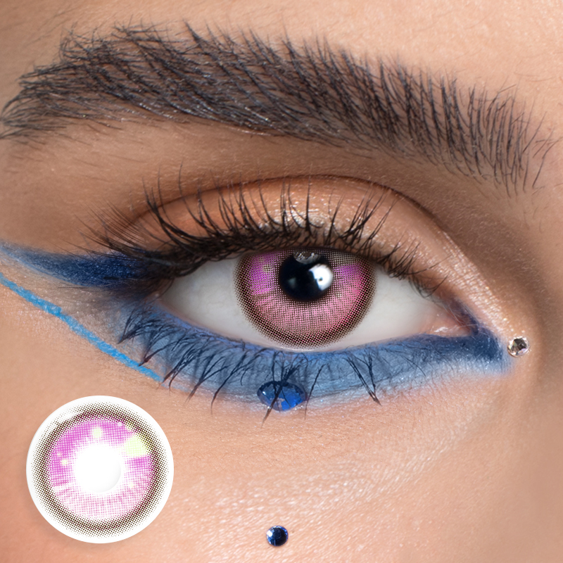 Pink Colored Contacts - Order Pink Contact Lenses Online – HANIIX