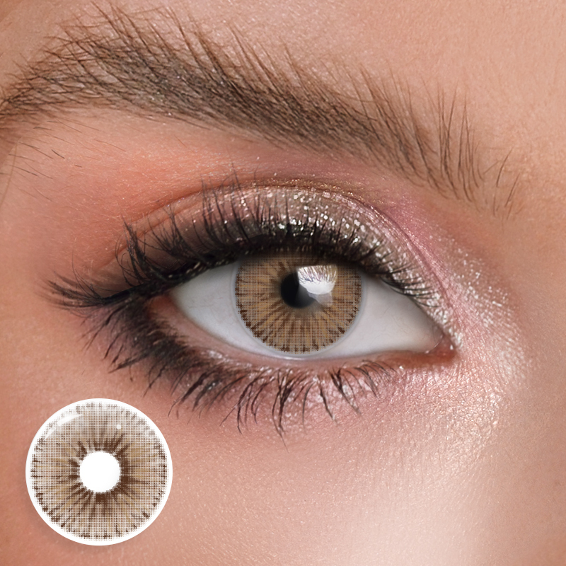 Brown Color Contacts, Natural Brown Contact Lenses – HANIIX
