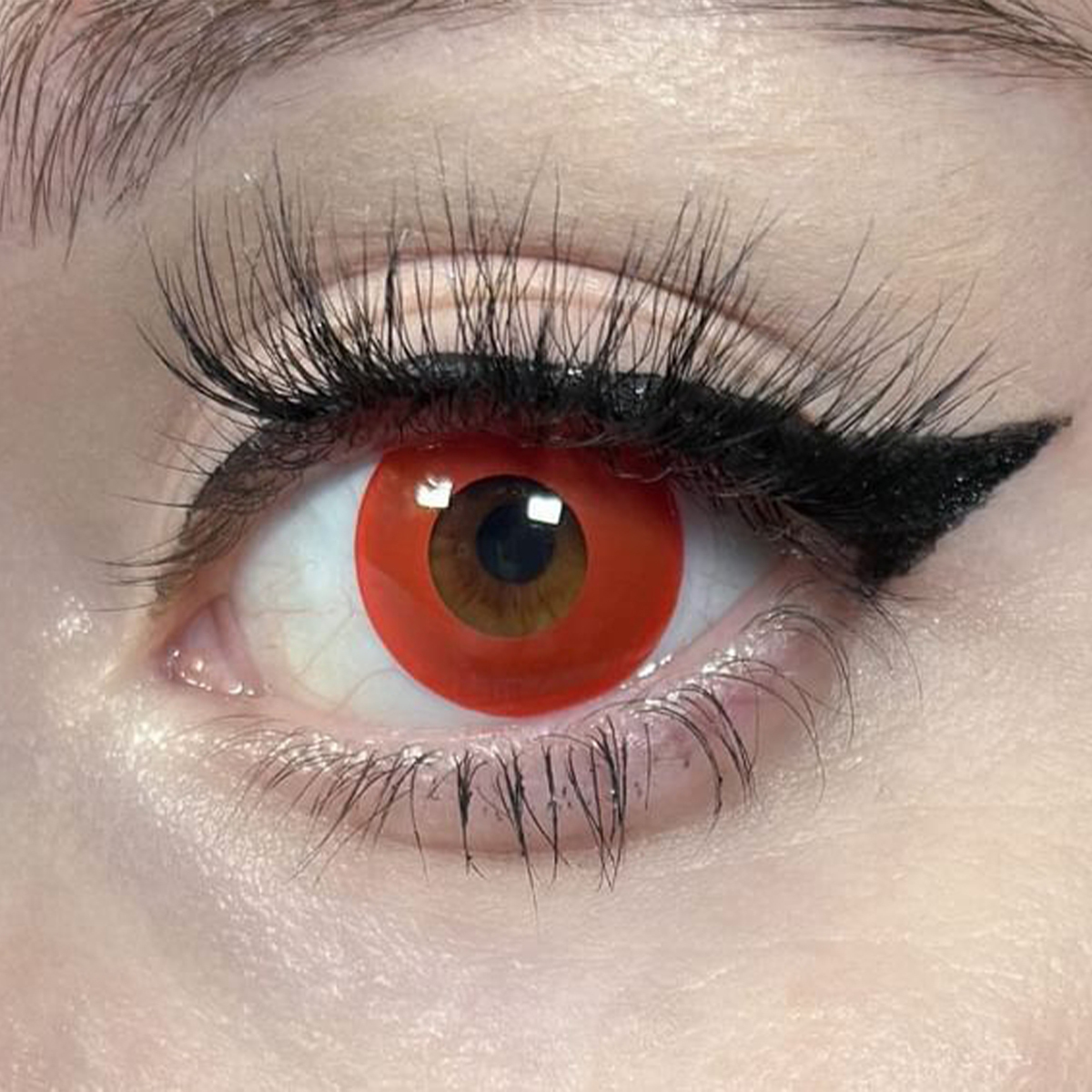 Block Red Halloween Vampire Costume Colored Contacts – HANIIX