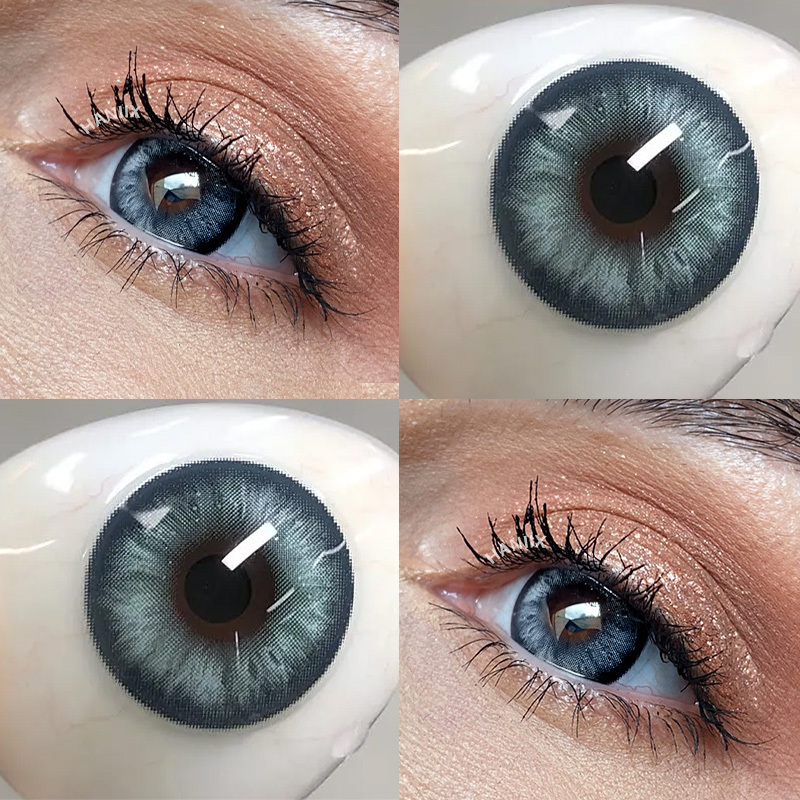 Dazzle Blue Natural Look 6 Months Colored Contacts – HANIIX