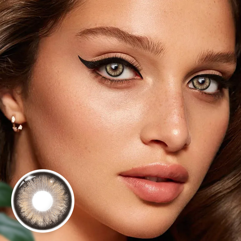 Most Natural Brown Contact Lenses – HANIIX