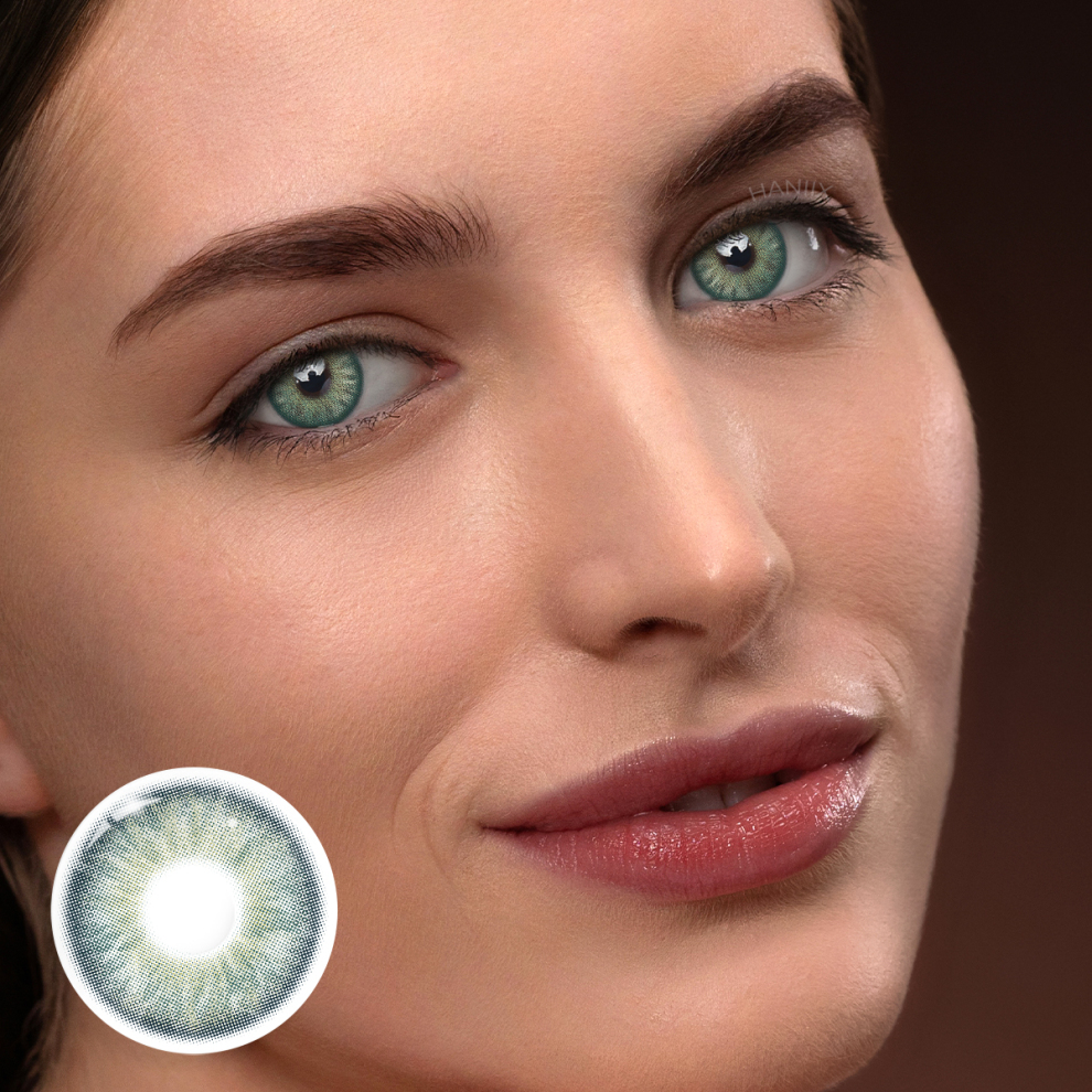 Lydia Green Natural Look 6 Months Colored Contacts – HANIIX