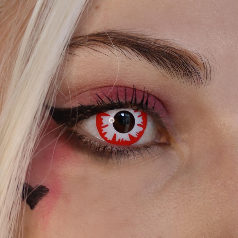 Poison Rose Halloween Vampire Creepy Colored Contacts – HANIIX