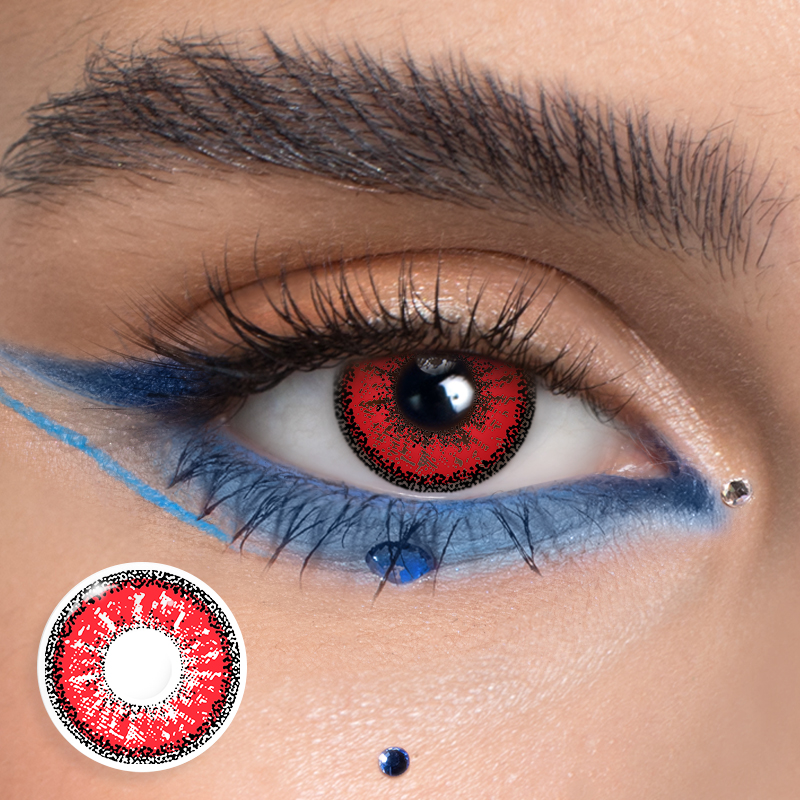 Red Colored Contact Lenses - Transform Your Look – HANIIX