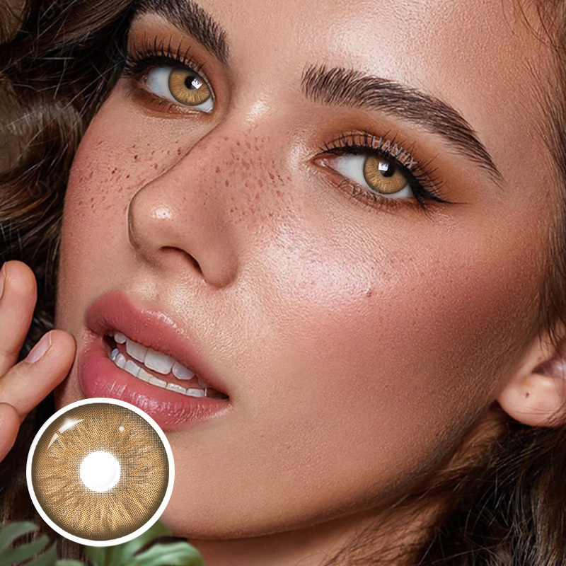 Most Natural Brown Contact Lenses – HANIIX