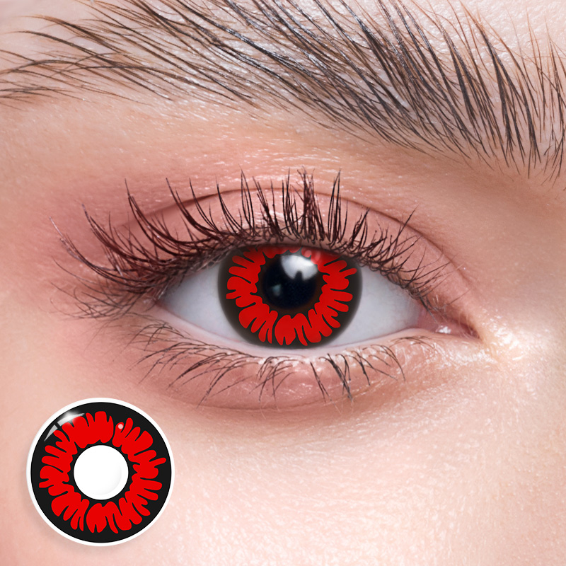 Red Colored Contact Lenses - Transform Your Look – HANIIX