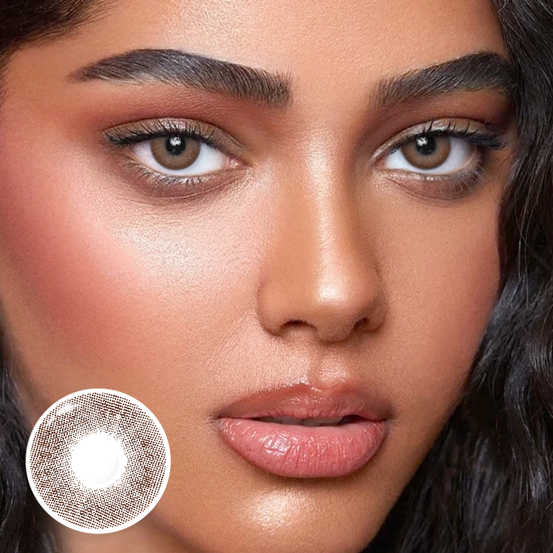 Most Natural Brown Contact Lenses – HANIIX
