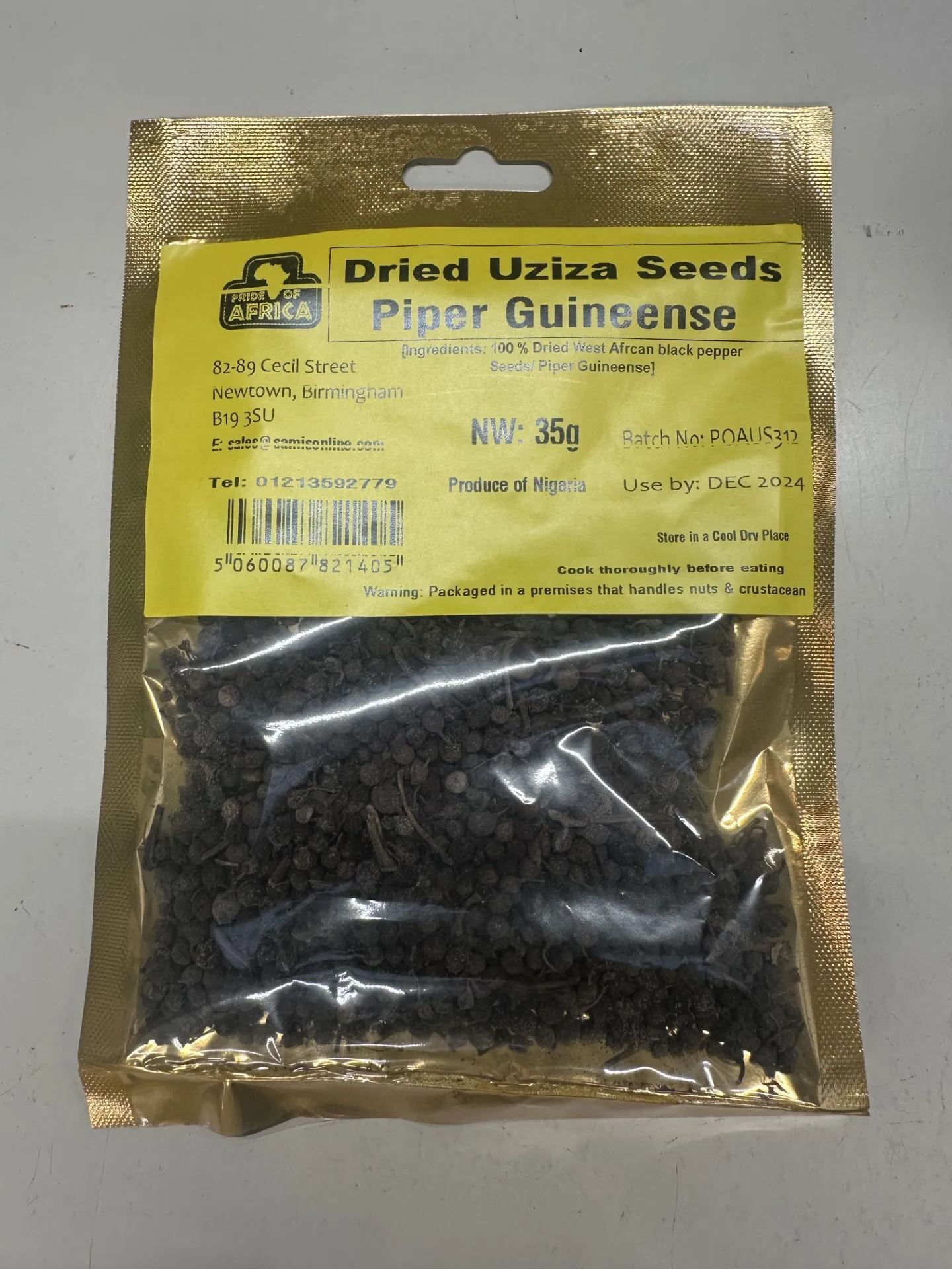 Uziza Seeds-Pride of Africa Foods