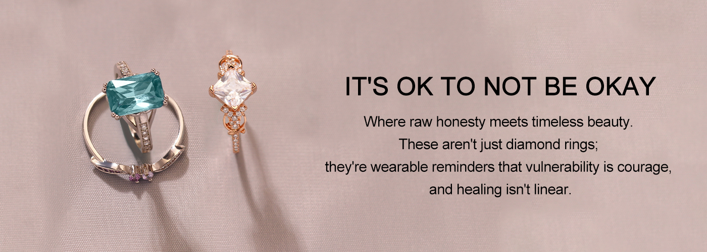 It's Ok To Not Be Ok Self Reminder Ring – InspiringJewel