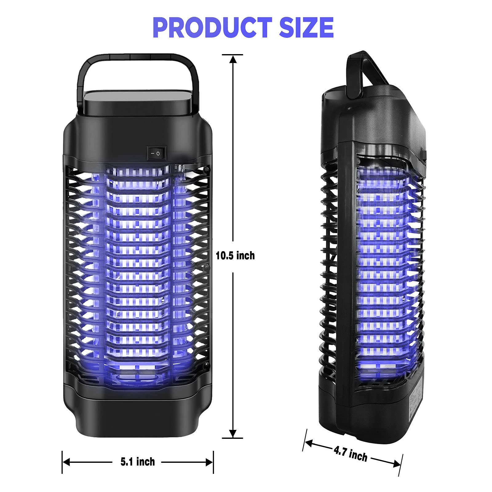 Bug Zapper - Powerful Electric Mosquito Zapper Fly Killer